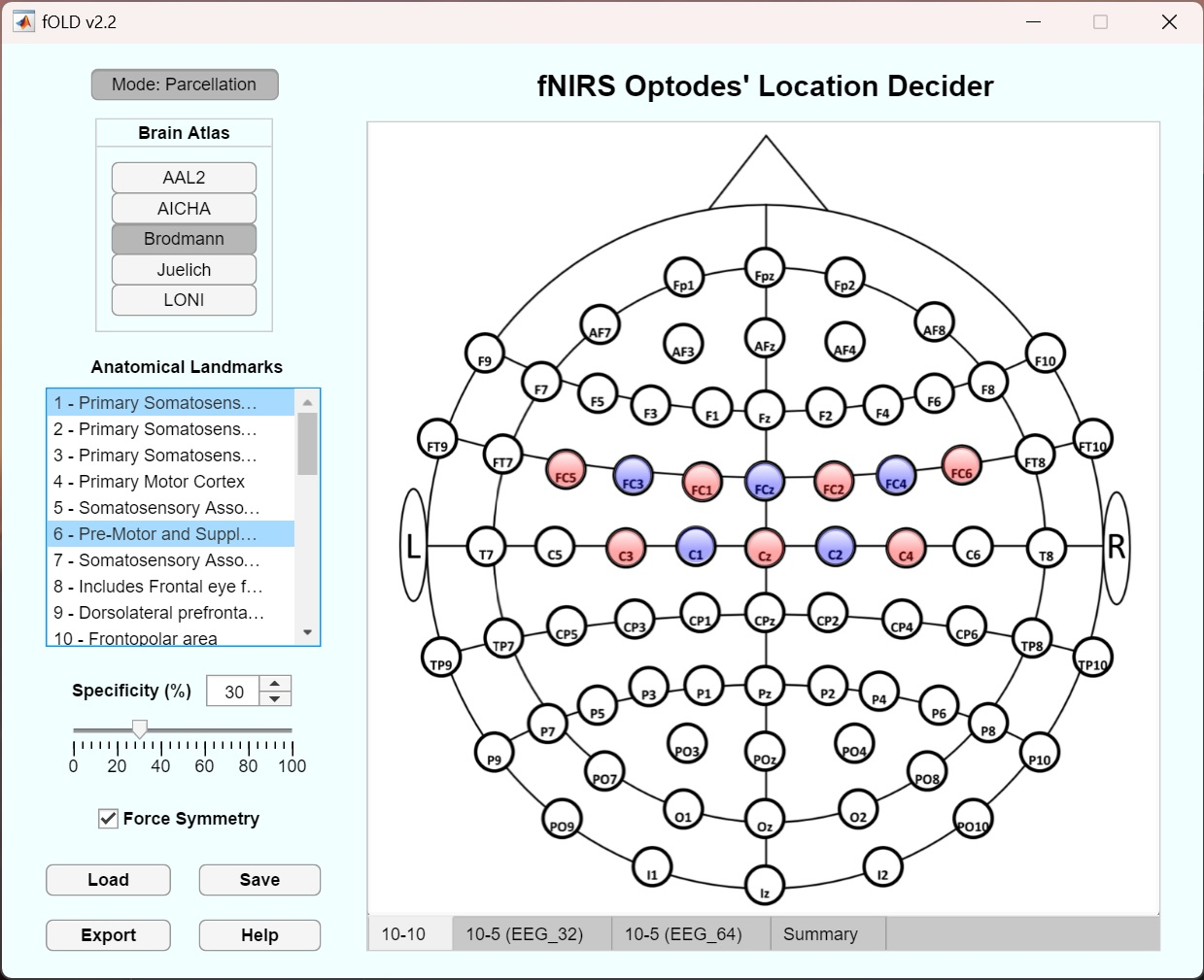 How do you create an fNIRS optodes montage?
